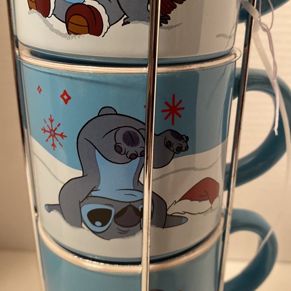 Disney | Dining | Disney Stacked Stitch Mugs From Movie Lilo And Stitch ...